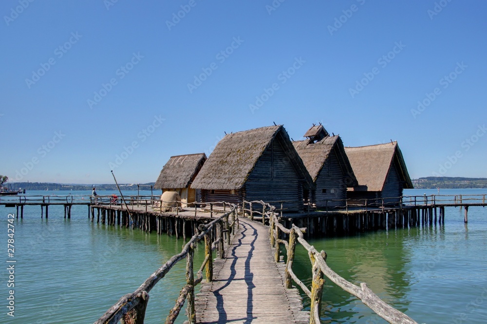 village lacustre sur le lac de constance Stock Photo | Adobe Stock