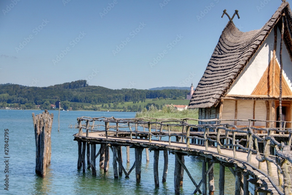 village lacustre sur le lac de constance Stock Photo | Adobe Stock