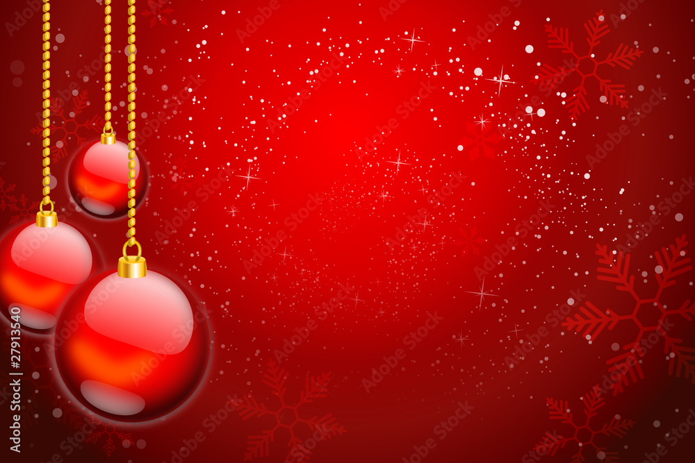 red christmas background Stock Vector | Adobe Stock