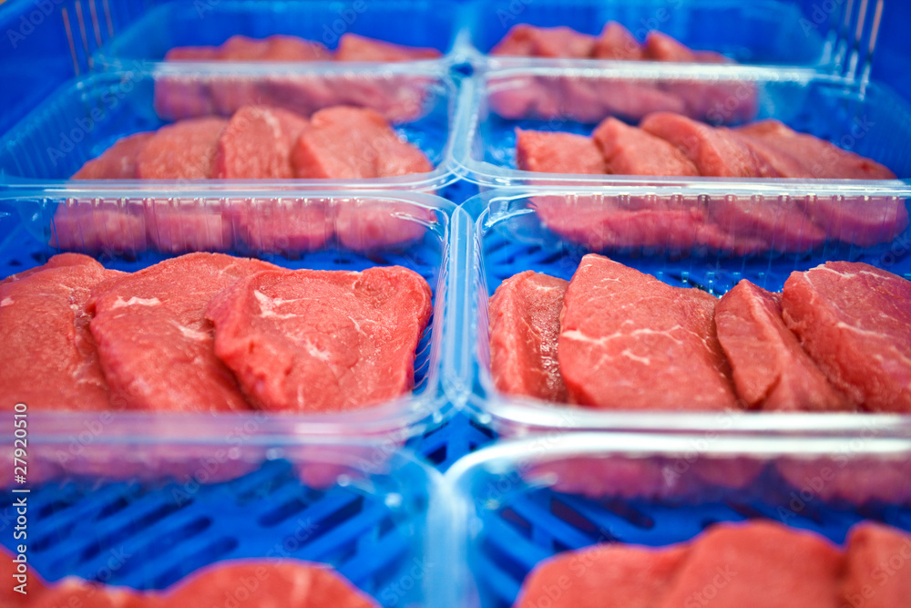 fleischverpackungen Stock-Foto | Adobe Stock
