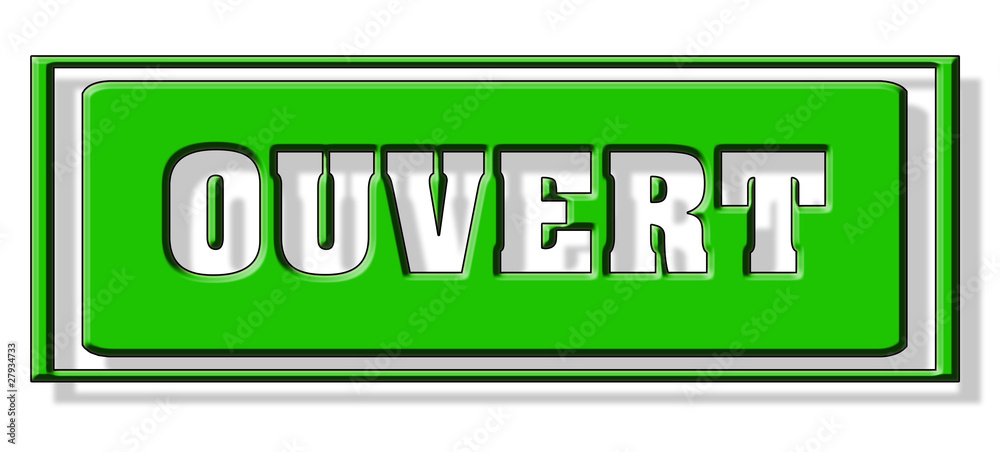 Ouvert Illustration Stock | Adobe Stock