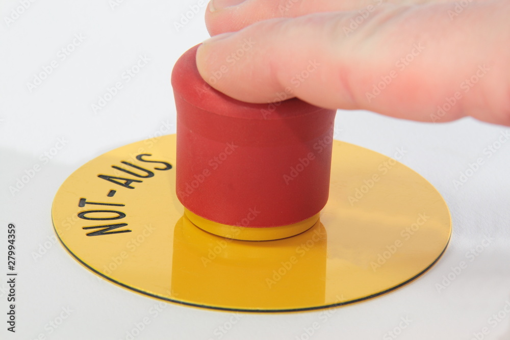 Not Aus Taster Stock-Foto | Adobe Stock