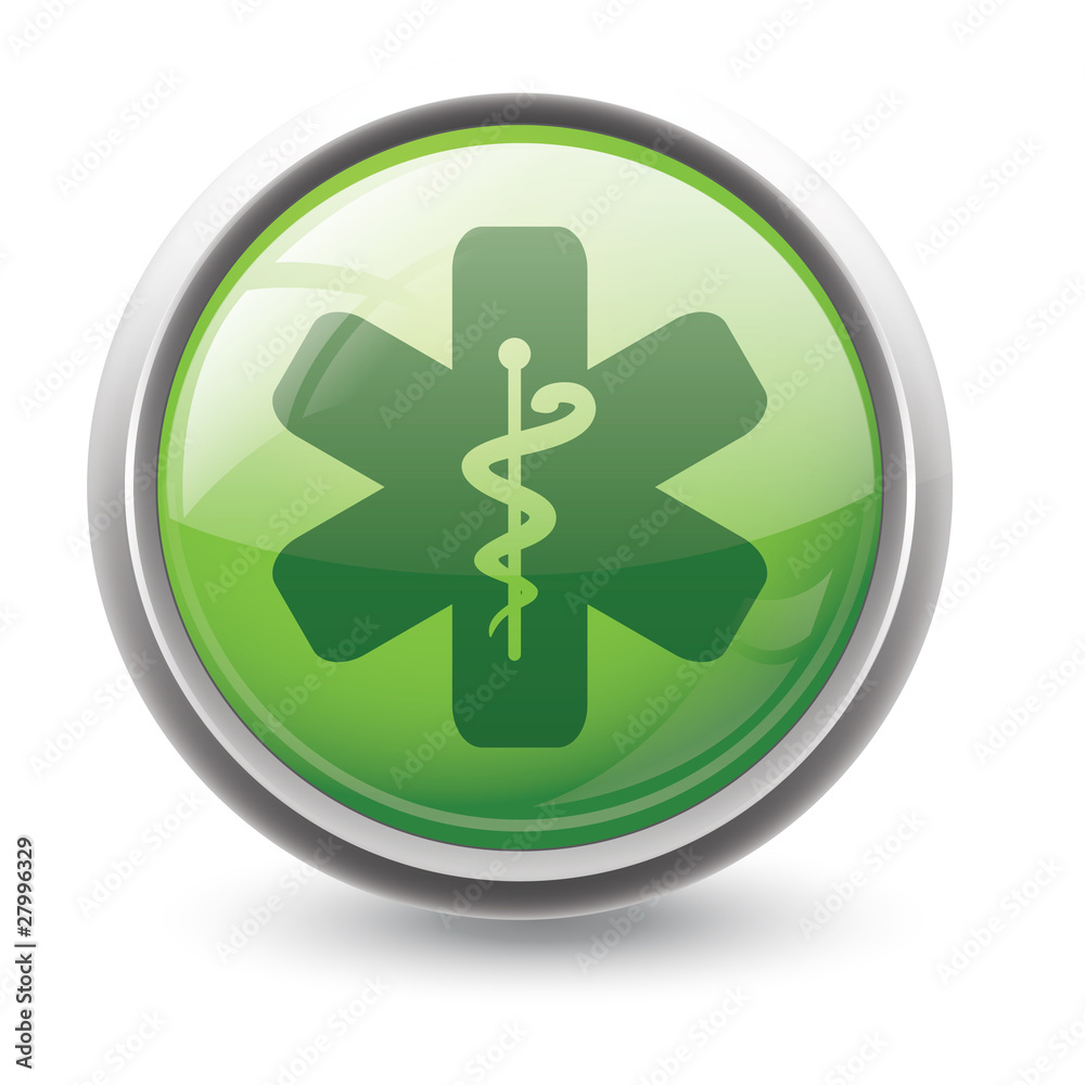 Symbole medical croix et caducée Stock Vector | Adobe Stock