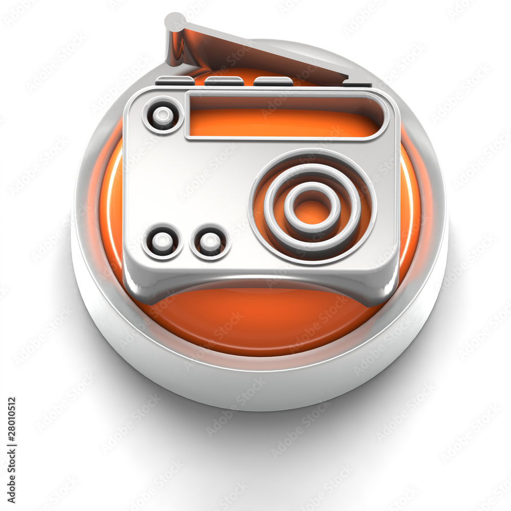 Button Icon: Radio Stock Illustration | Adobe Stock