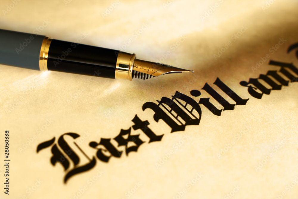 Last Will and Testament Stock Photo | Adobe Stock