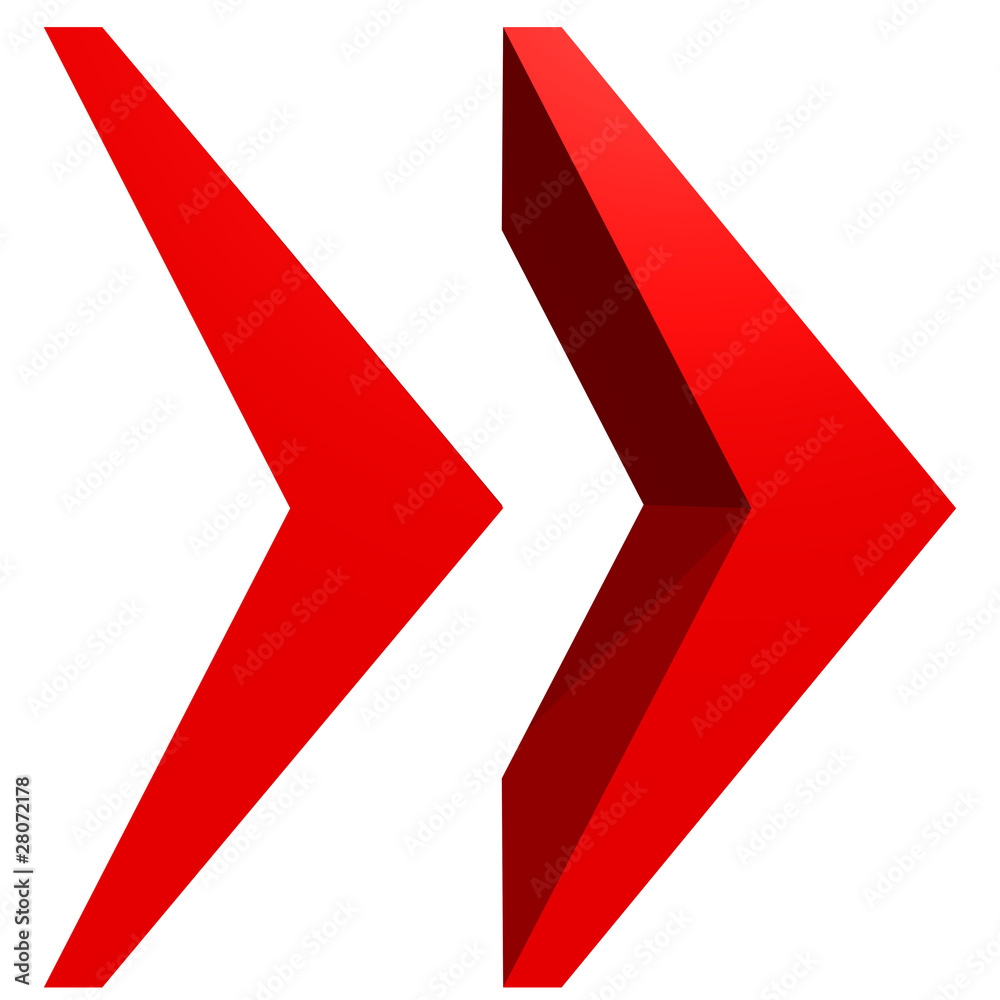 High resolution 3D red symbol isolated on white background Stock ...