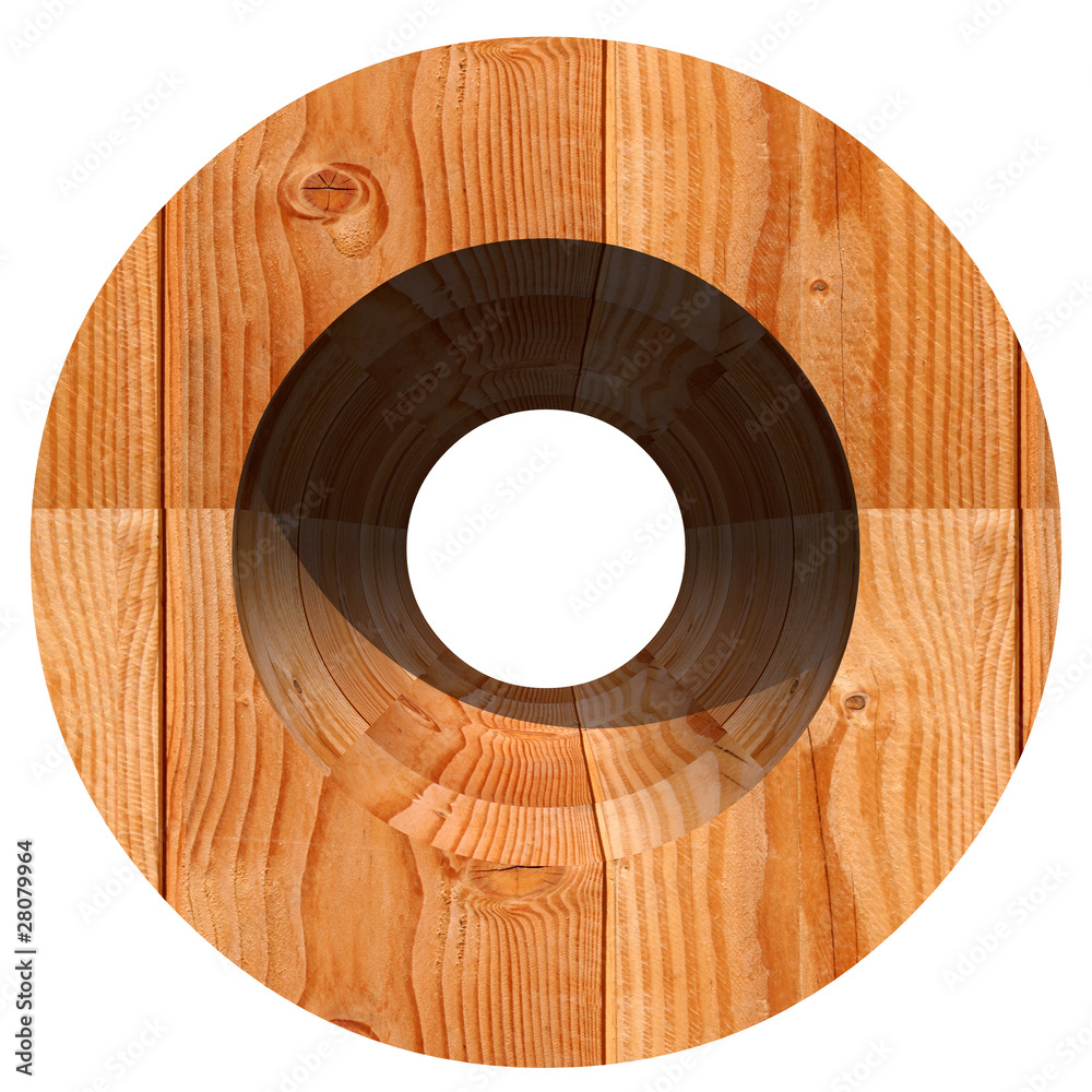 High resolution conceptual wood symbol isolated on white Stock ...