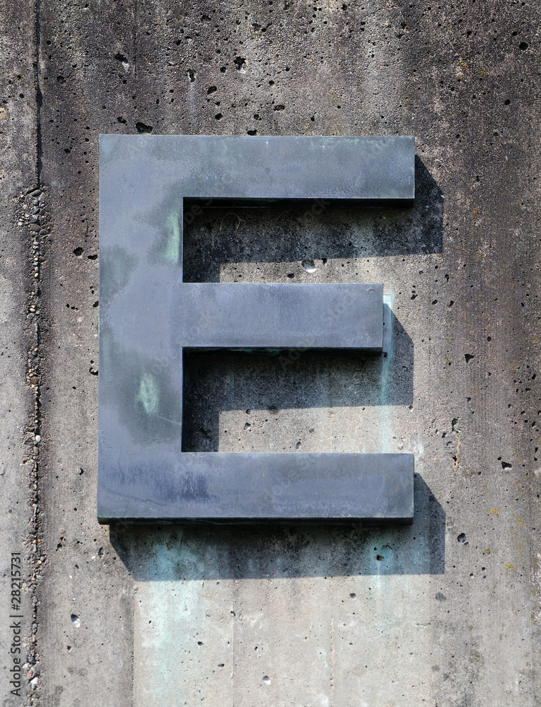 letter e E Stock Photo | Adobe Stock