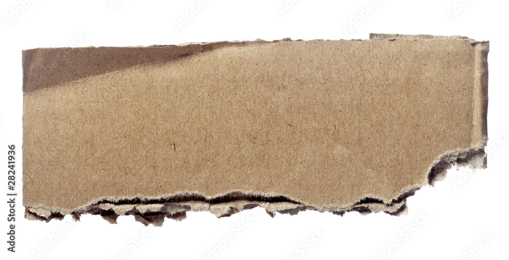ripped cardboard piece paper note Stock Photo | Adobe Stock