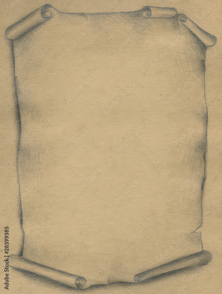 Pergamena color seppia Stock Illustration | Adobe Stock