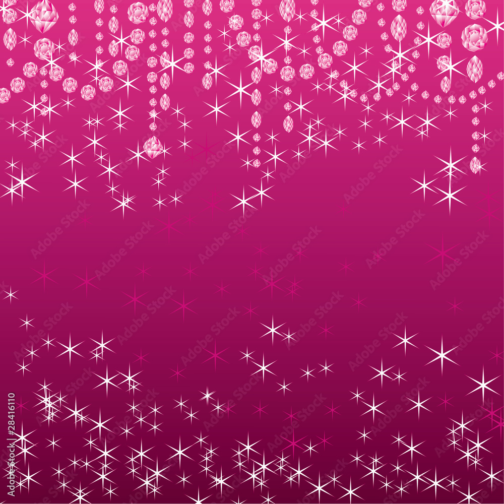 Pink Jewels Background
