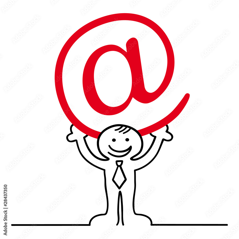 figur mit affenschwanz Stock-Vektorgrafik | Adobe Stock