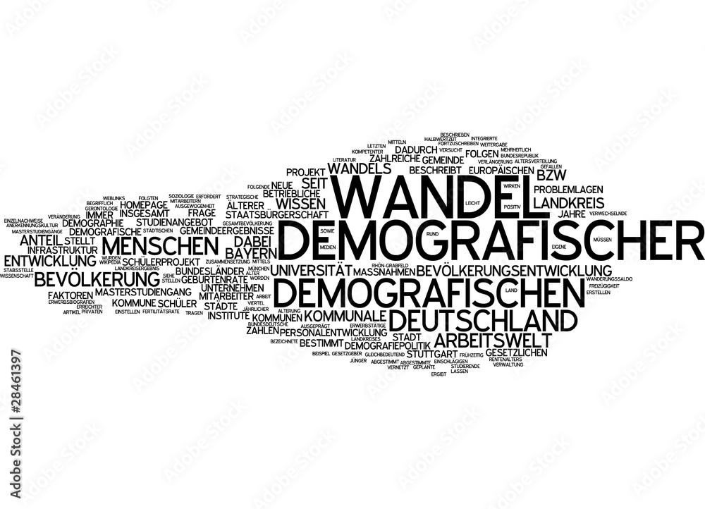 Demografischer Wandel Stock-Illustration | Adobe Stock