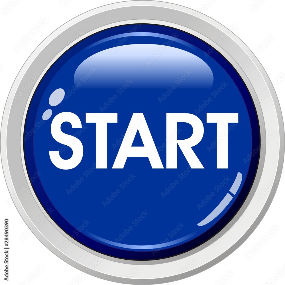 Vecteur Stock bouton start | Adobe Stock