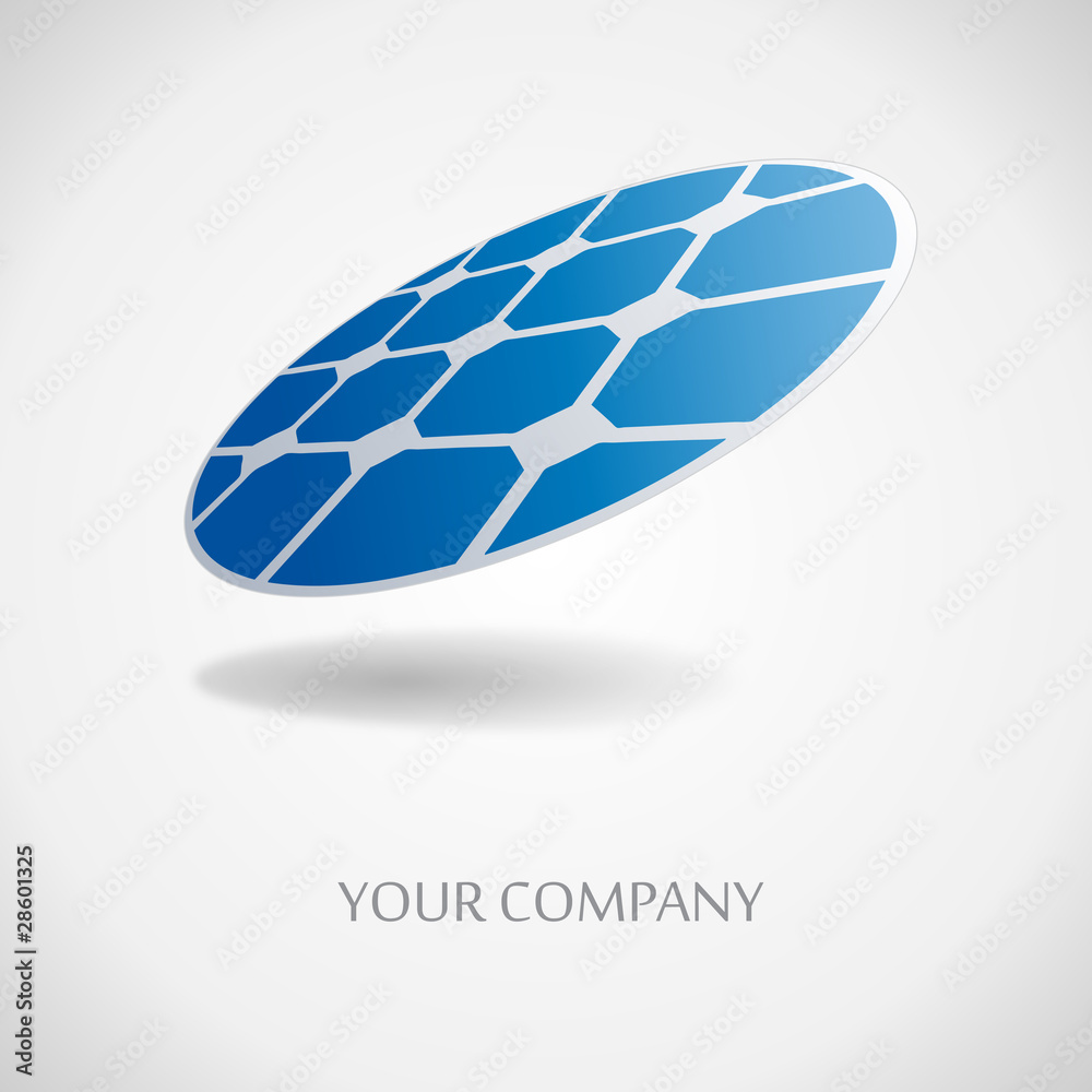 Logo round solar panel # Vector Stock Vector | Adobe Stock