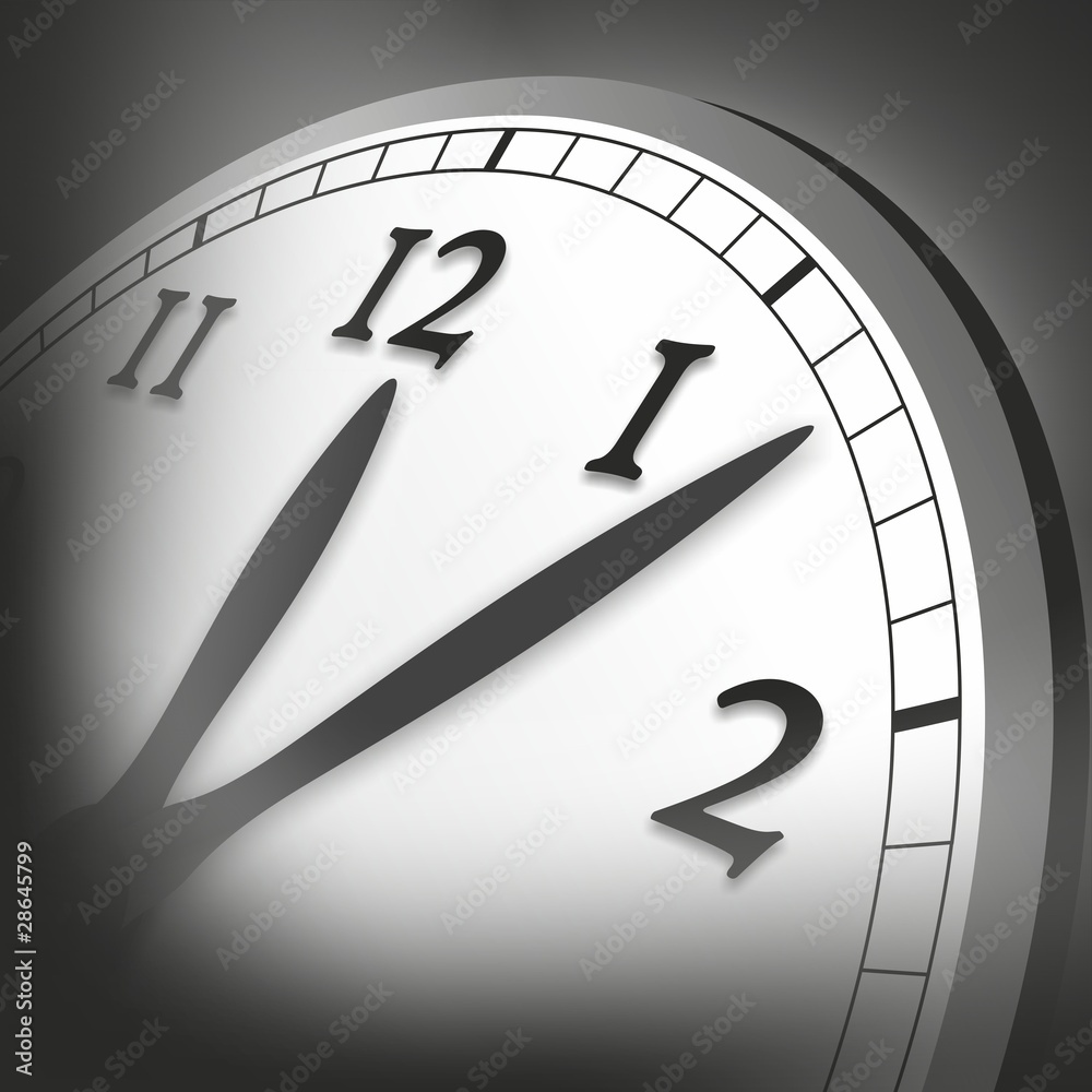 5 nach 12 Stock-Vektorgrafik | Adobe Stock