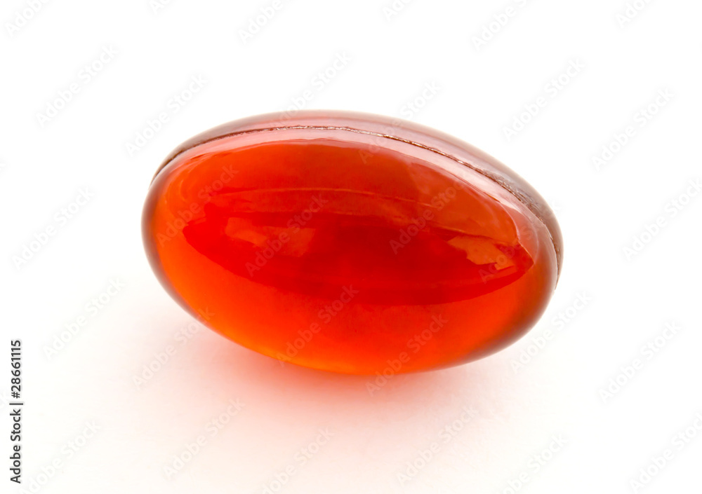 Red Gel Capsule Stock Photo | Adobe Stock