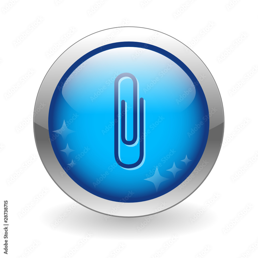 ATTACH FILE button (web attachment e-mail message send) Stock Vector ...