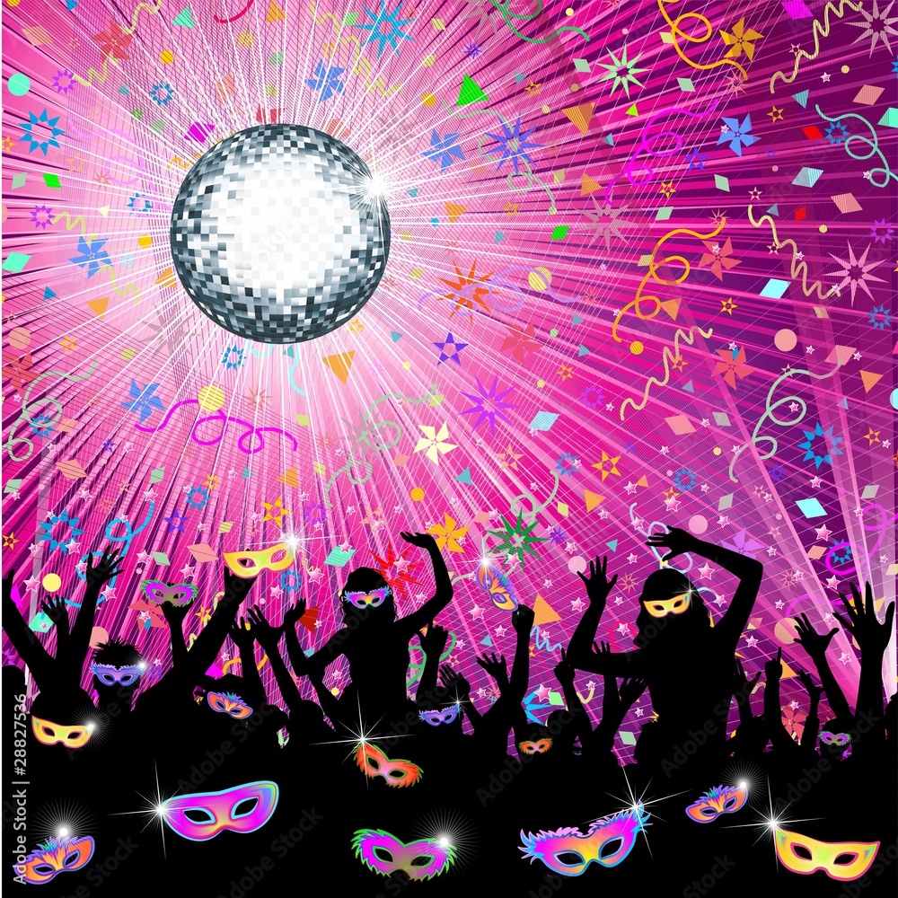 Carnevale in Musica-Carnival Music Party-Vector Stock Vector | Adobe Stock