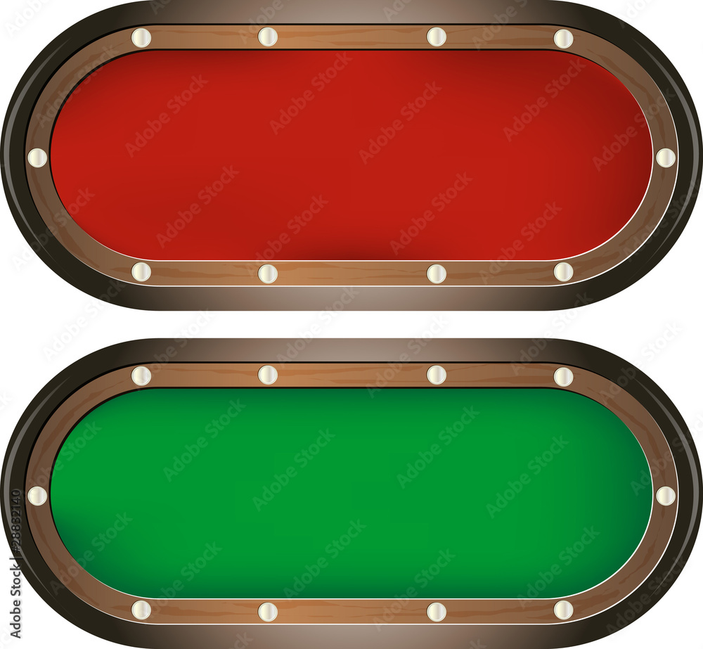 Poker table Stock Vector | Adobe Stock