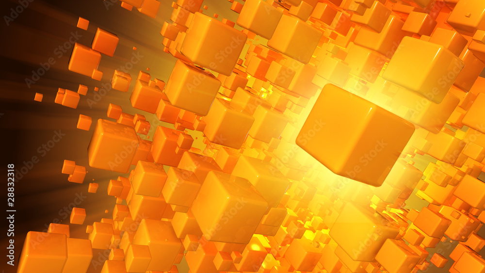 Cubic background Stock Illustration | Adobe Stock