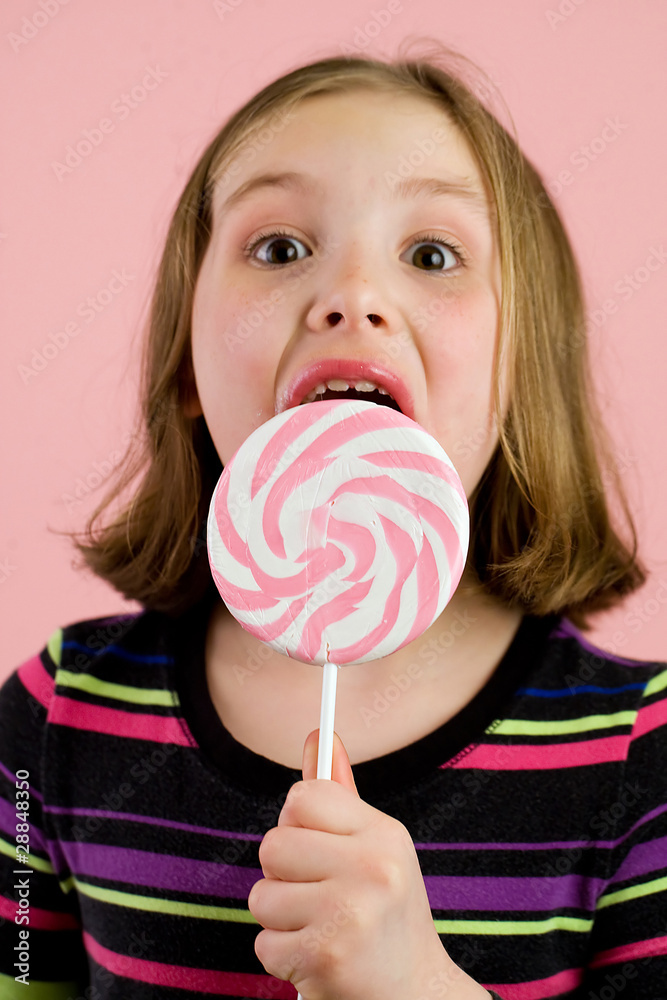 kid eating candy Stock Photo | Adobe Stock