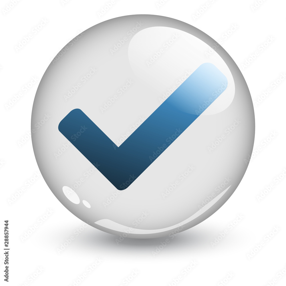 Symbole vectoriel coche validation 01 Stock Vector | Adobe Stock