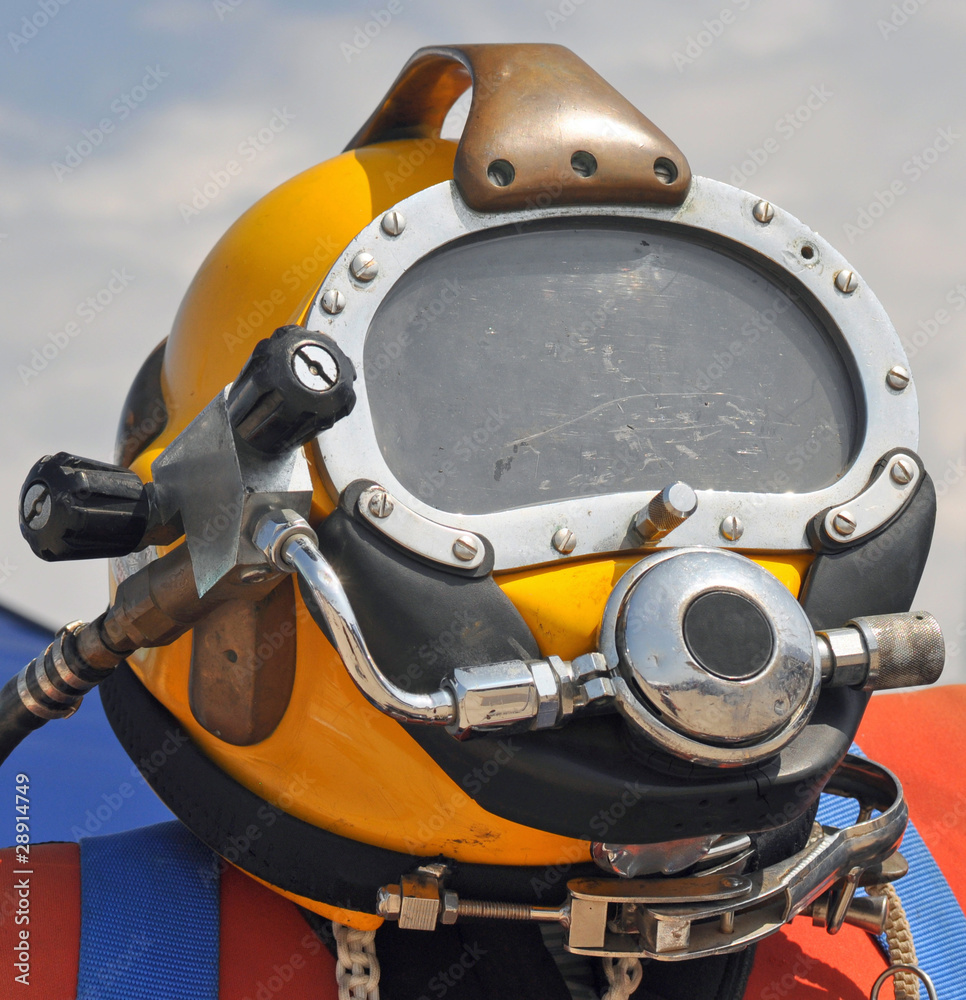The U.S. Navy MK-21 Diving Helmet Stock Photo | Adobe Stock