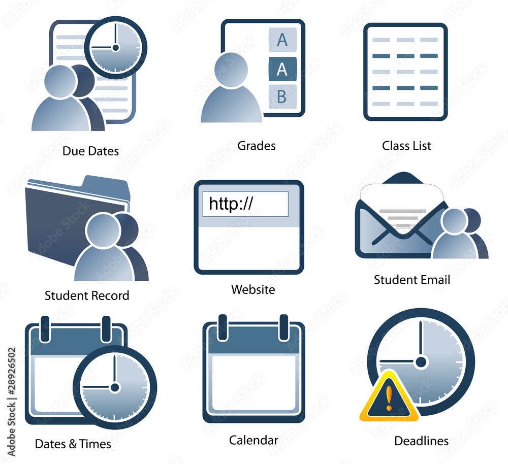 Higher Education Icons