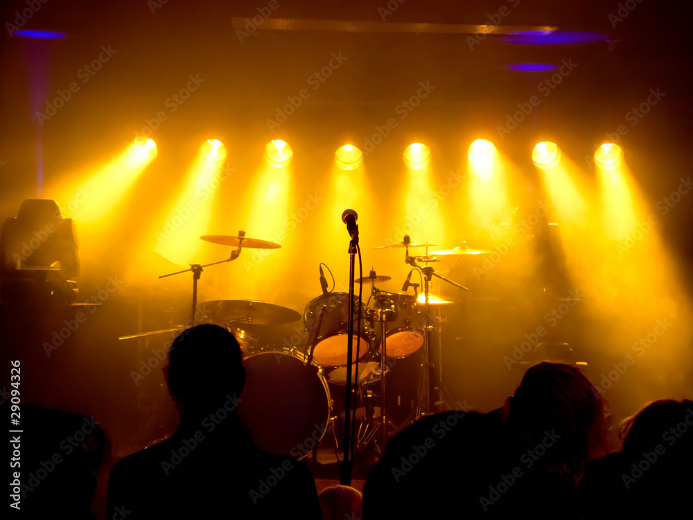 Yellow Stage Lights
