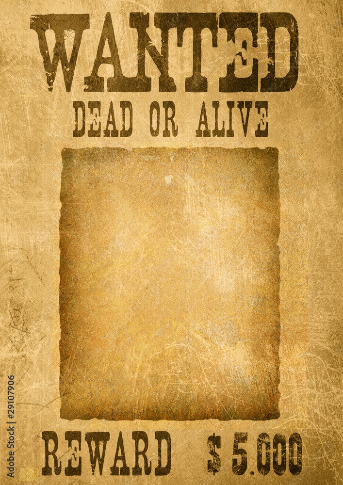 wanted poster Stock Illustration | Adobe Stock