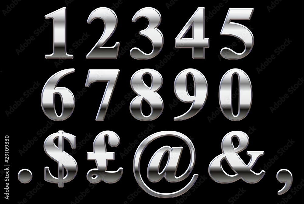 Times New Roman Font Numbers