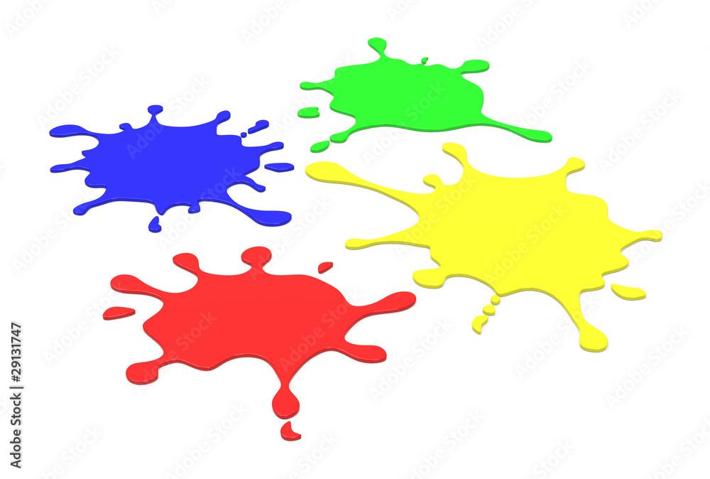 Bunte Flecken Stock Illustration | Adobe Stock