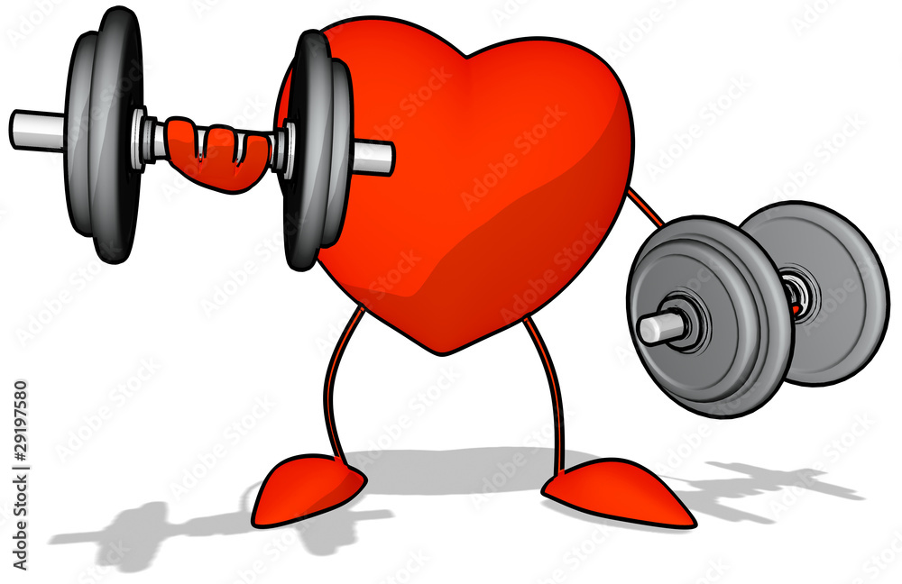 Coeur fort Stock-Illustration | Adobe Stock