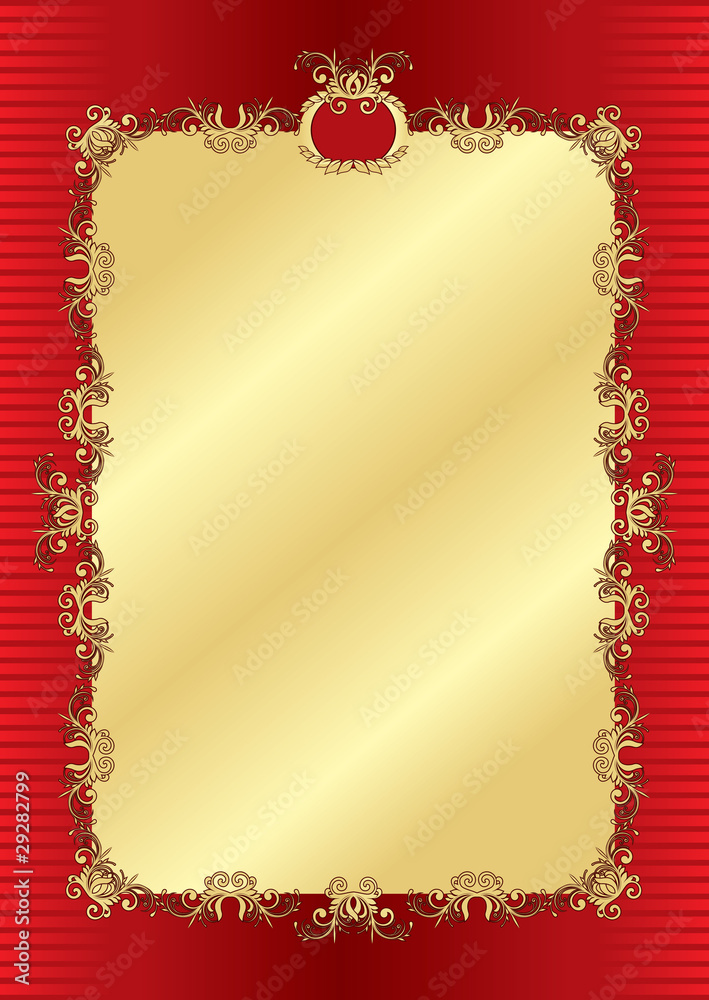 vector gold template Stock Vector | Adobe Stock