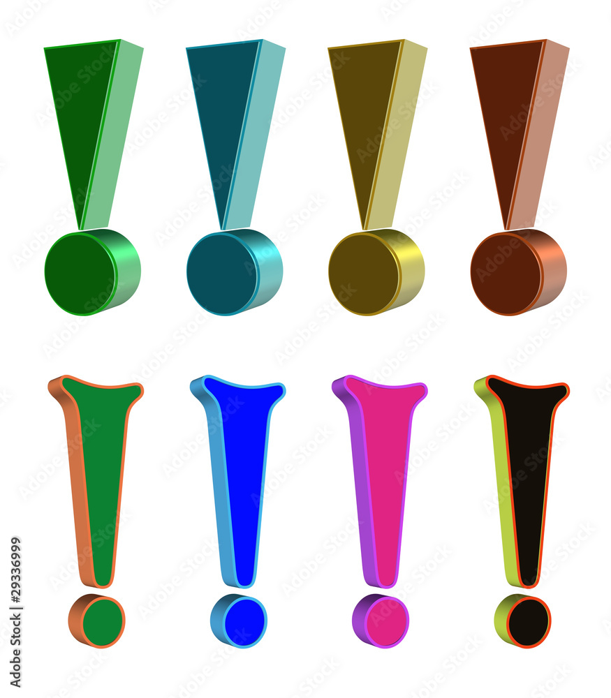 Ausrufezeichen Stock Illustration | Adobe Stock