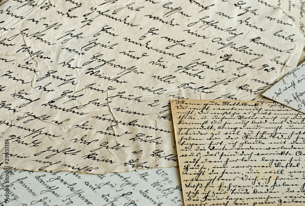 alte Briefe Stock-Foto | Adobe Stock