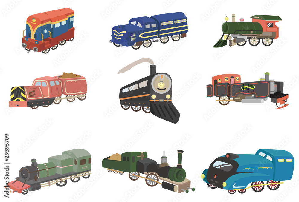 cartoon train icon Stock Vector | Adobe Stock