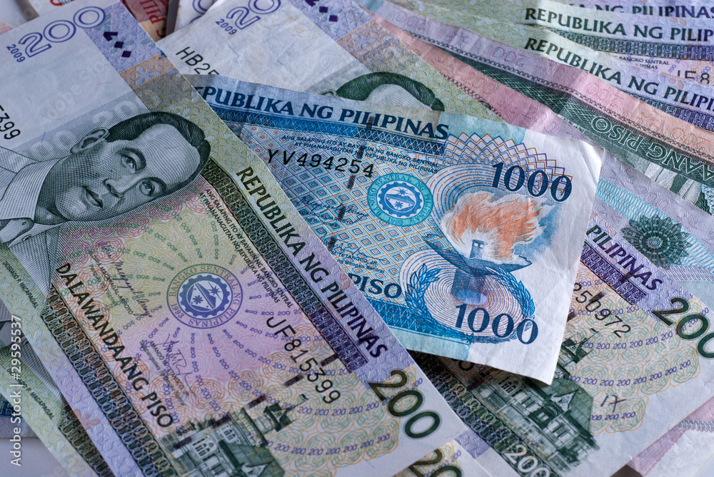Philippine Banknotes Stock Photo | Adobe Stock