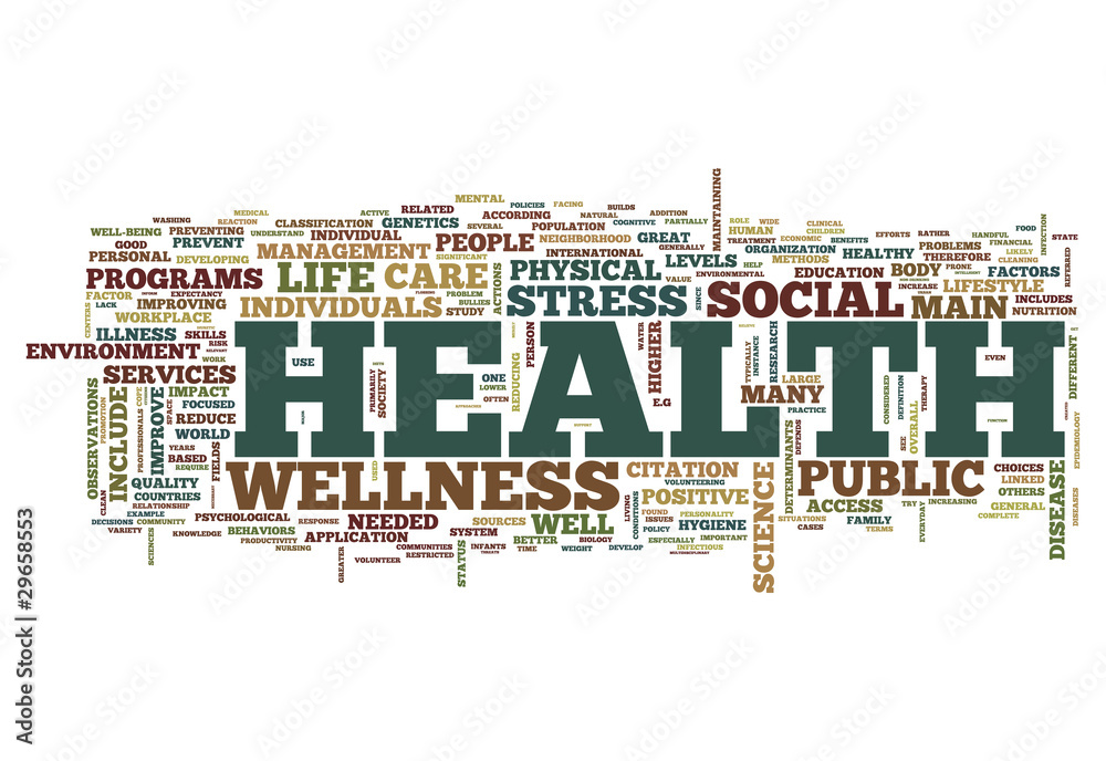 Word Cloud "Health" Stock Illustration | Adobe Stock