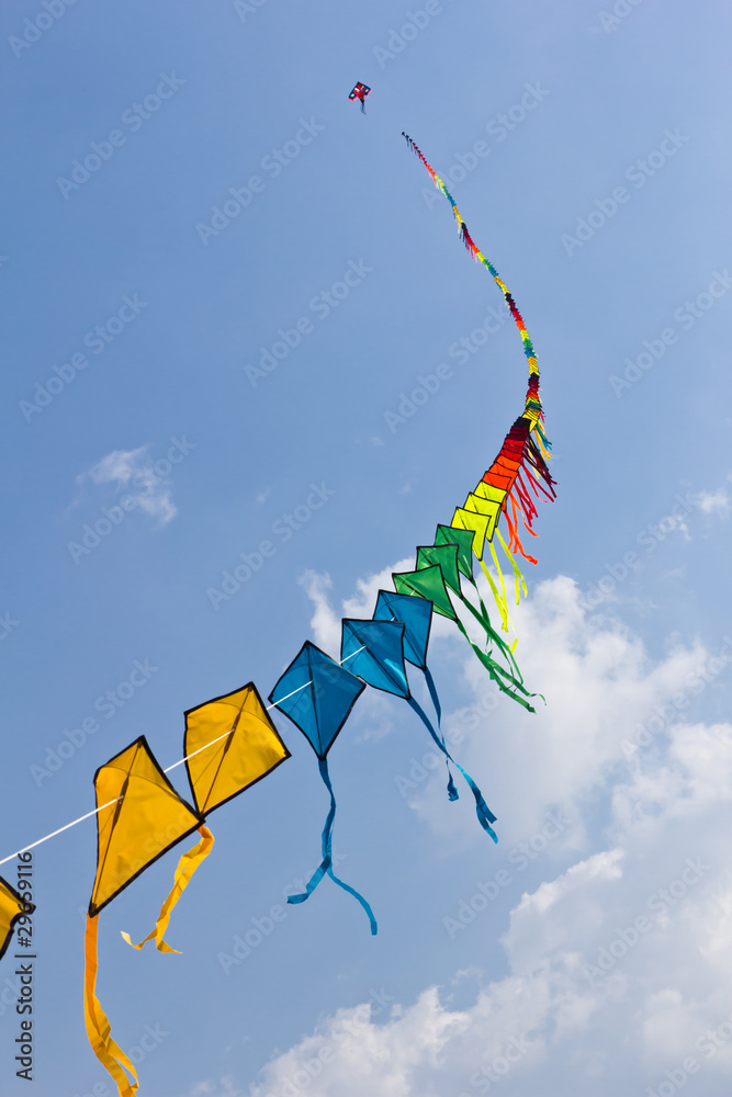 colorful of kite Stock Photo | Adobe Stock
