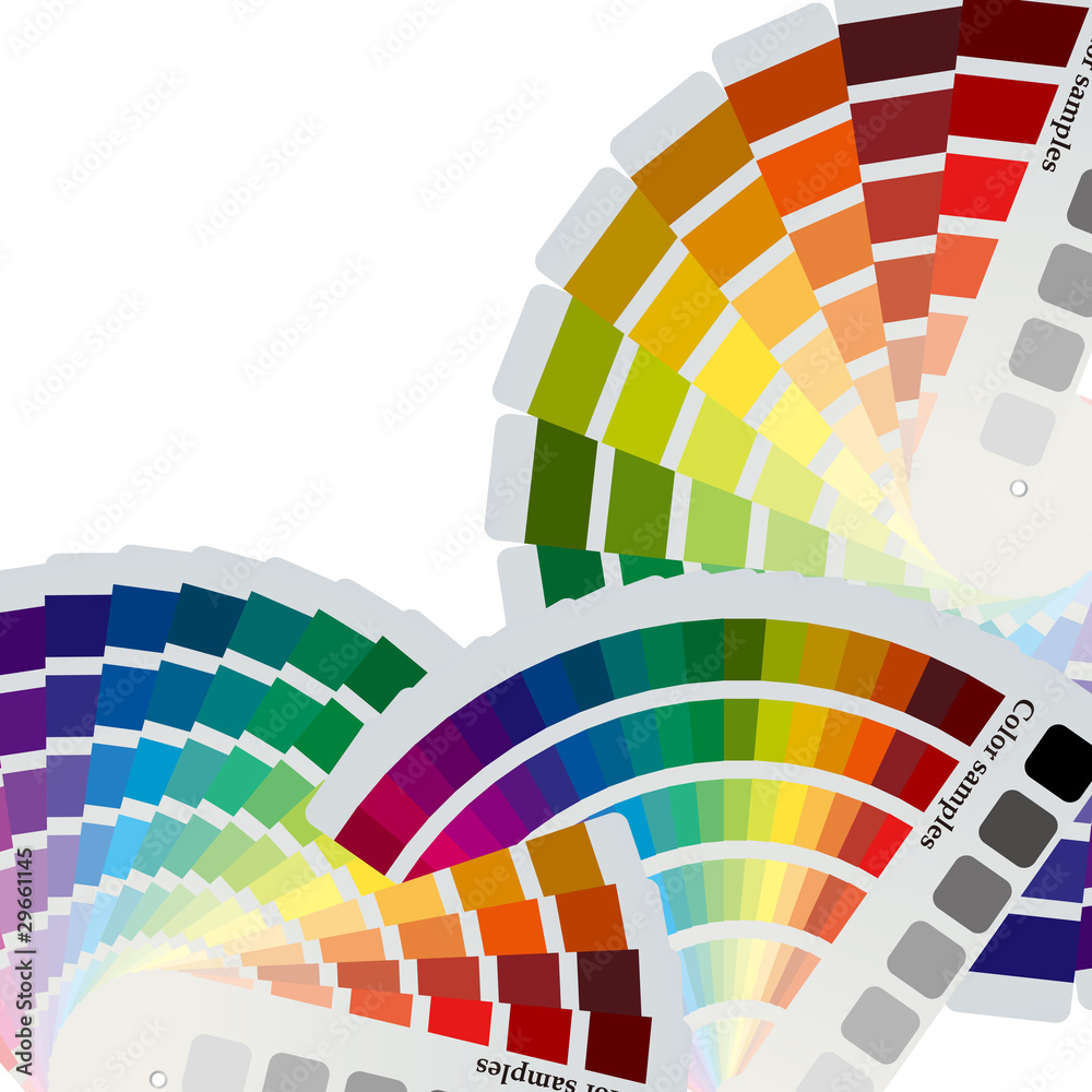 Color Charts Background Stock Vector | Adobe Stock