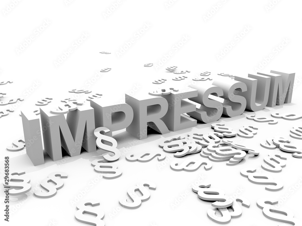 Impressum Stock-Illustration | Adobe Stock
