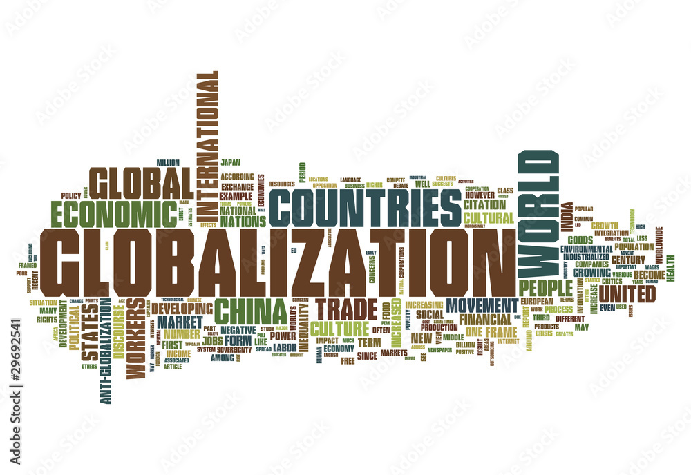 Word Cloud "Globalization" Stock Illustration | Adobe Stock