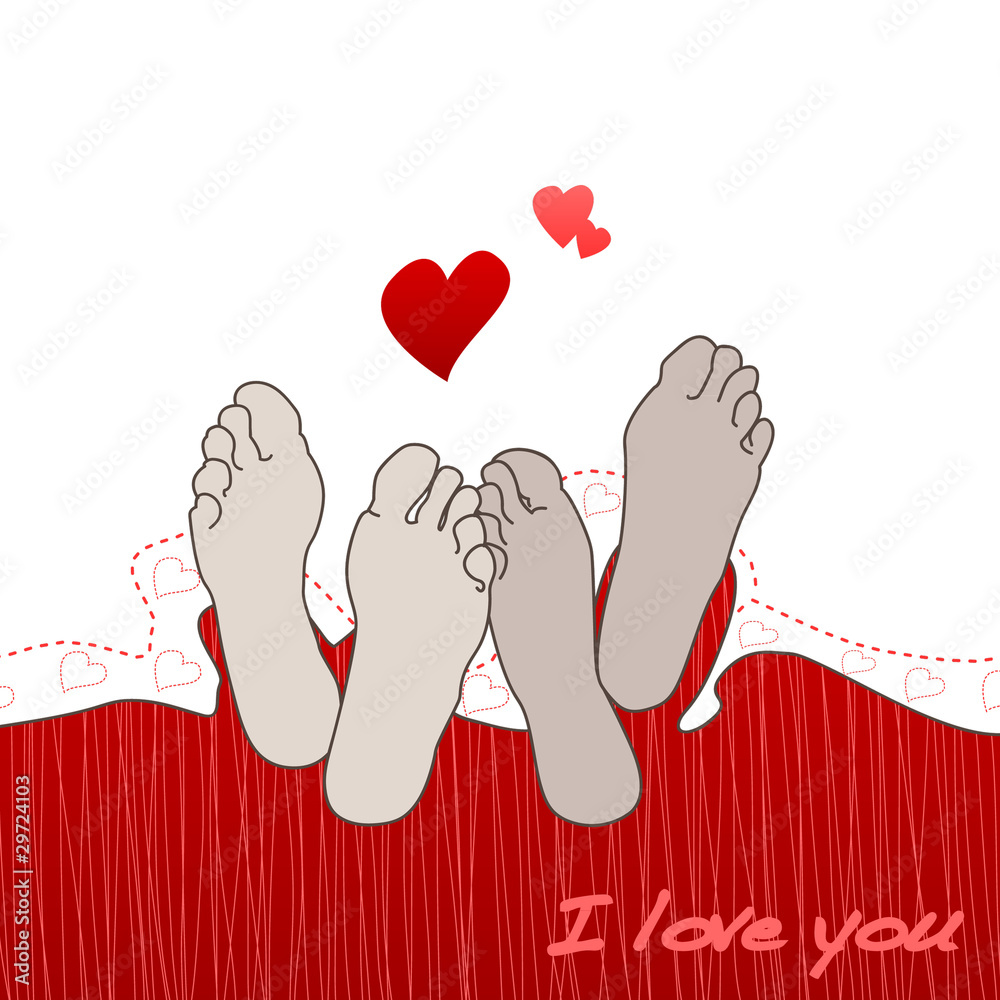tangled feet Stock Vector | Adobe Stock