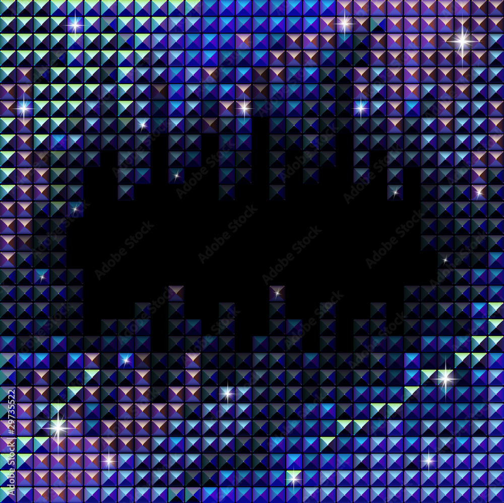 Vector rhinestone mosaic background Stock Vector | Adobe Stock