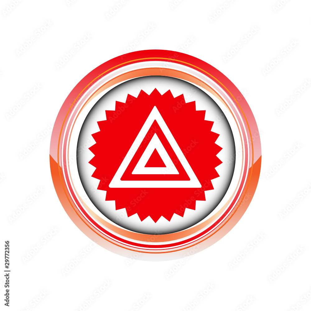 panneau danger risque logo picto web icône design symbole Stock Vector ...