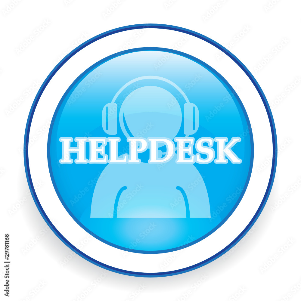 HELPDESK ICON Stock Vector | Adobe Stock