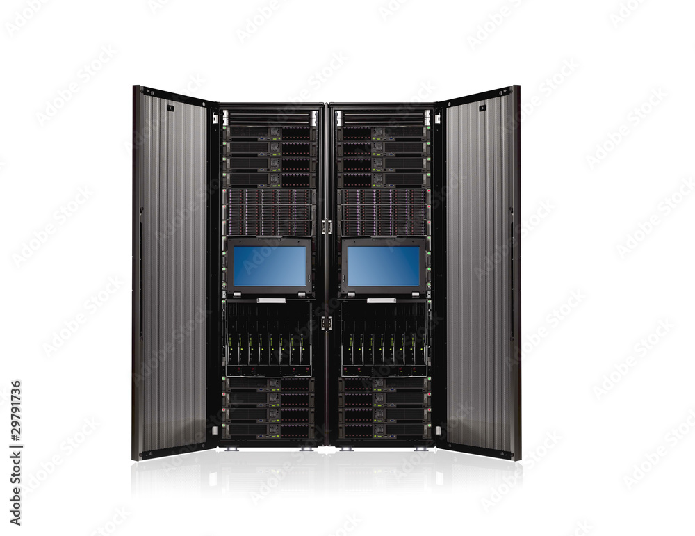server rack Stock Illustration | Adobe Stock