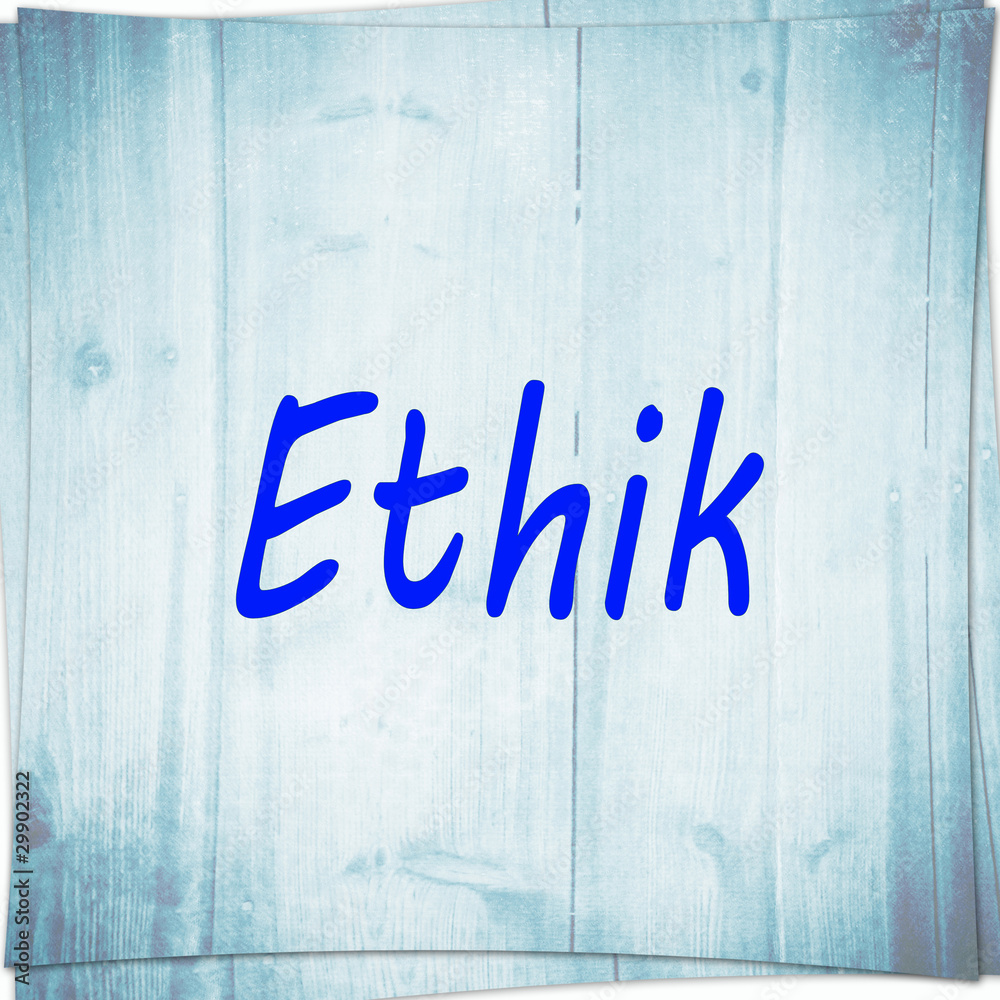 schild, begriff::ethik, werte, moralvorstellungen Stock-Illustration ...